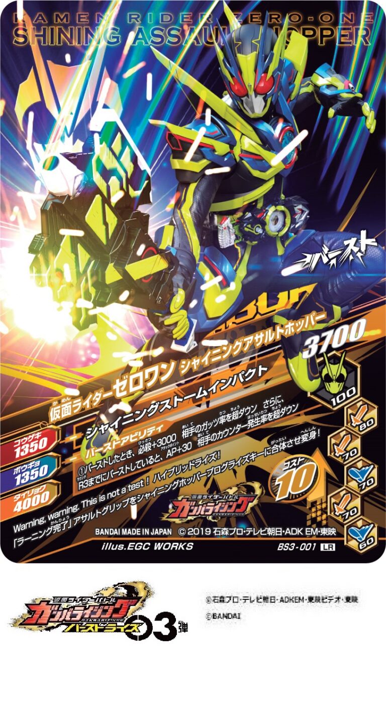 仮面ライダーゼロワン（シャイニングアサルトホッパー）の戦闘力 - 妄想で語る仮面ライダー最強議論